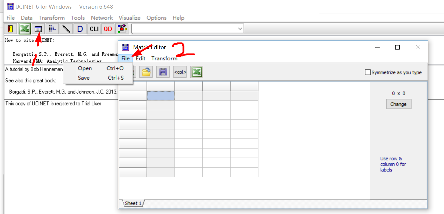 ucinet数据可视化实操--基础操作 - 知乎