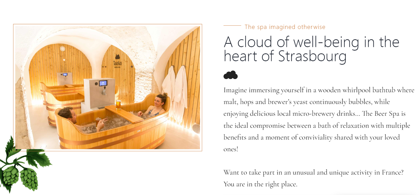 法国首家啤酒水疗中心 Taaka Beer Spa 在斯特拉斯堡开业 - 知乎