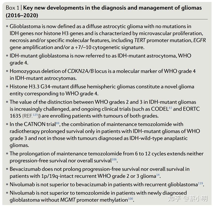 NID002_欧洲胶质瘤EANO诊疗指南 - 知乎