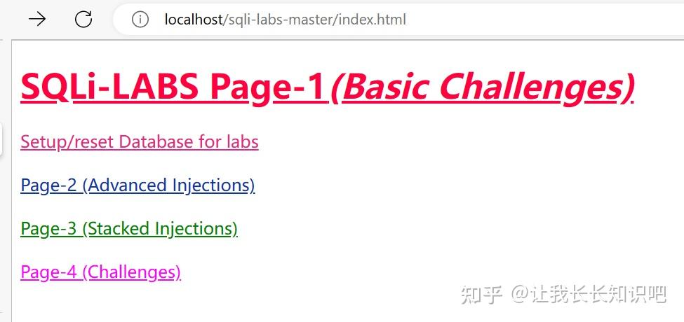 Sqli-labs安装 - 知乎