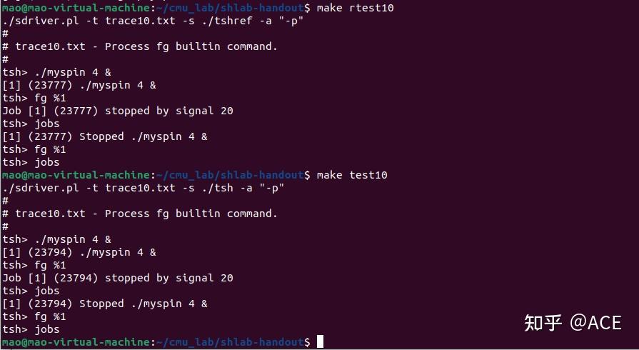 CSAPP课程Lab5 Shell Lab - 知乎