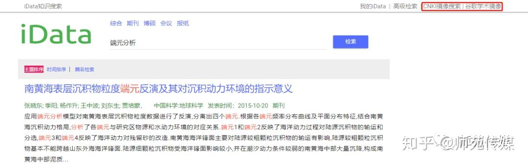 科研网站分享之【iData-知识检索】 - 知乎