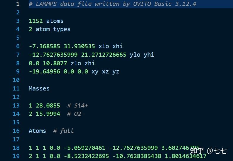 Lammps建模之建立SiO2层（得到cif、data文件） - 知乎