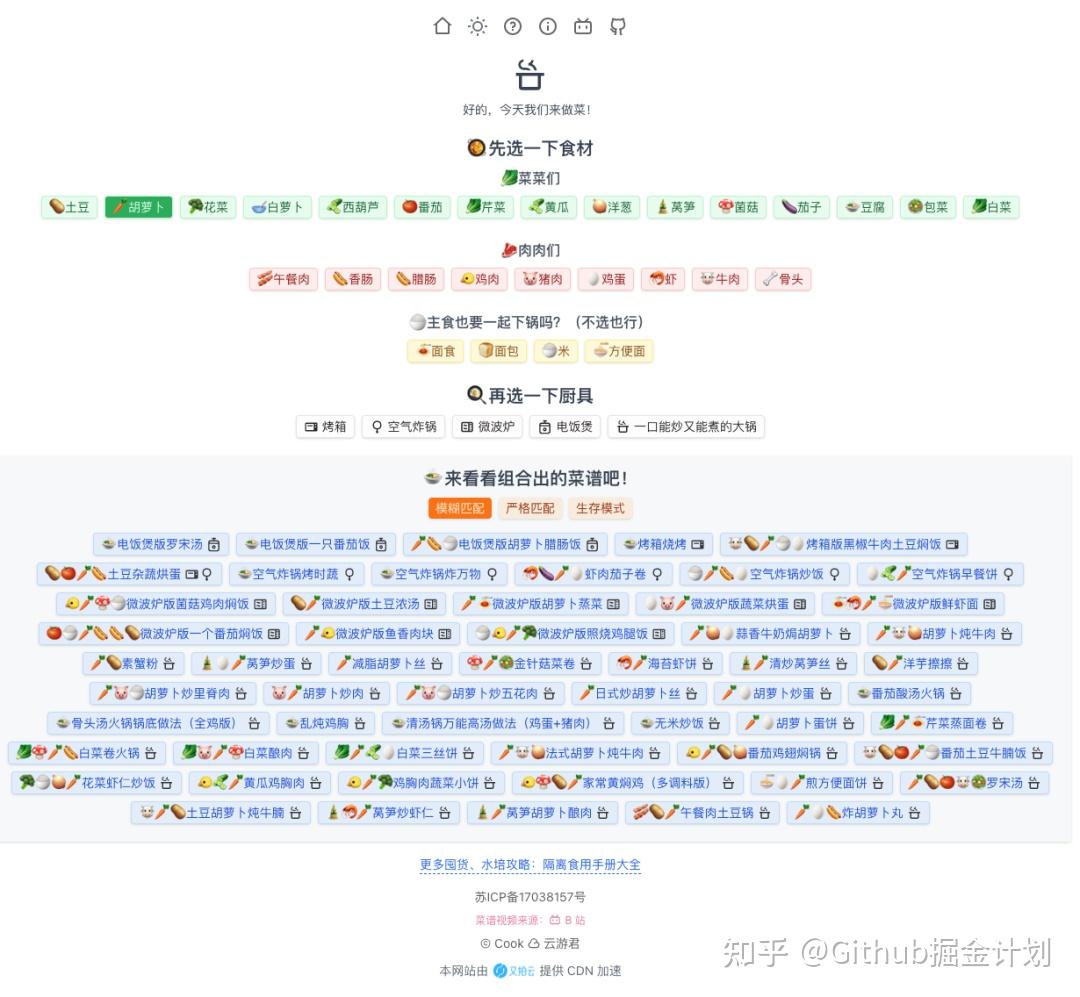 Github 又火了一个教你做菜的项目！居家必备 - 知乎