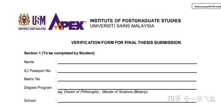 #USM final thesis submission 完整攻略--步骤详解# 博士毕业 经验分享 （***不要把我写的放到你的文章里哈，我不同意） - 知乎