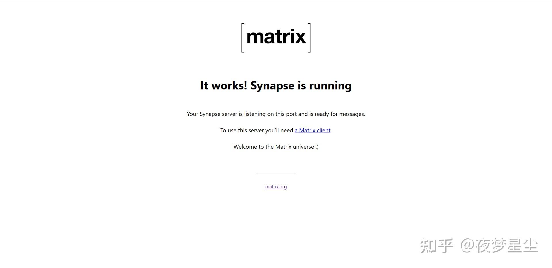 【docker】私有IM | Matrix的部署与使用 - 知乎