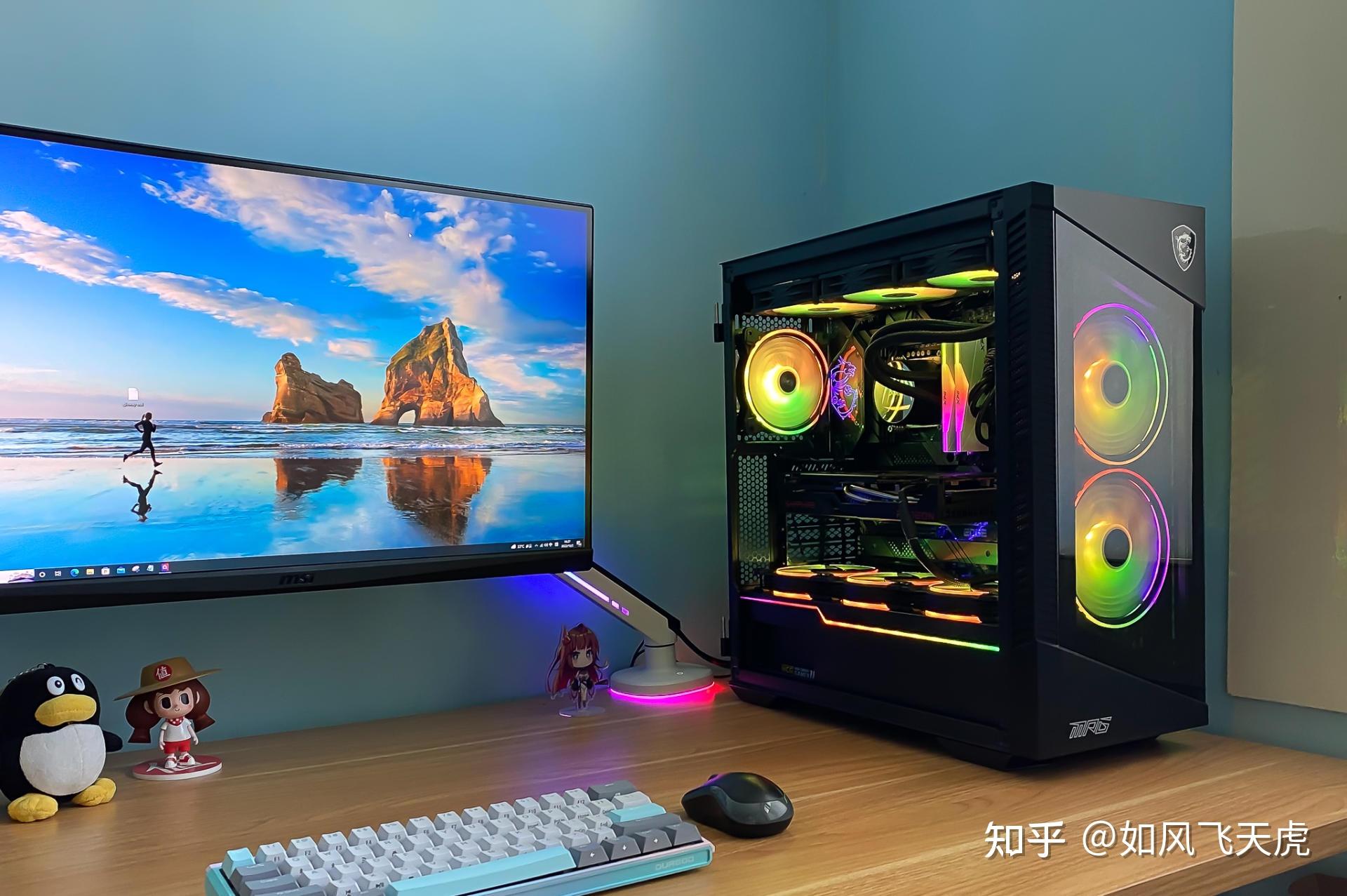 改造微星刀锋100R机箱打造全方位RGB电脑，我只用了这几只XPG风扇 - 知乎