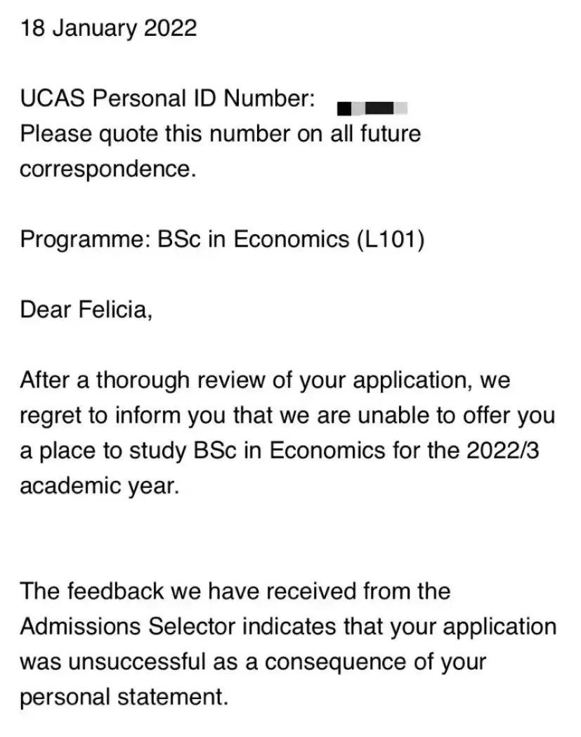 全网拒信？今年英国大学拒绝申请者的理由太离谱了吧！ - 知乎