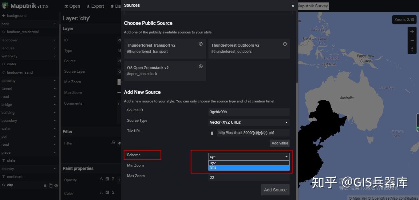 如何让矢量瓦片配图神器maputnik支持 geoserver - 知乎