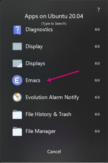 Gwsl wsl 之图形窗口 Emacs 编辑器 - 知乎