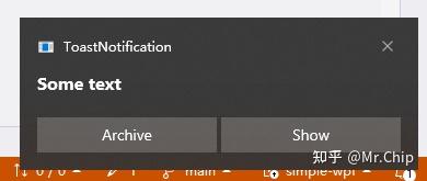 Simple WPF: 使用Windows API发送Toast通知 - 知乎