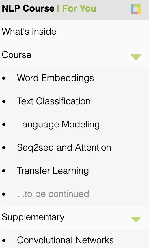 资源推荐 | Lena Voita小姐姐NLP课程强烈推荐 - 知乎