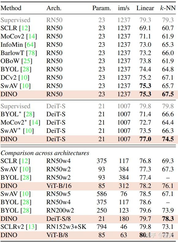 聊一聊最近比较火的DINO,facebook出品 - 知乎