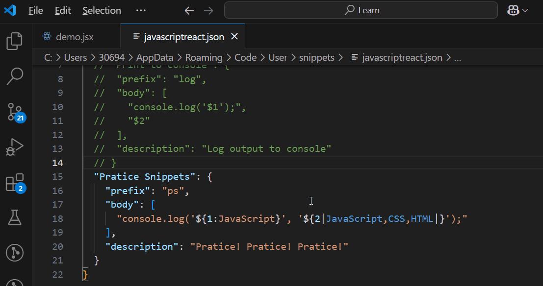 掌握 VSCode Snippets，解锁极速编码体验 - 知乎