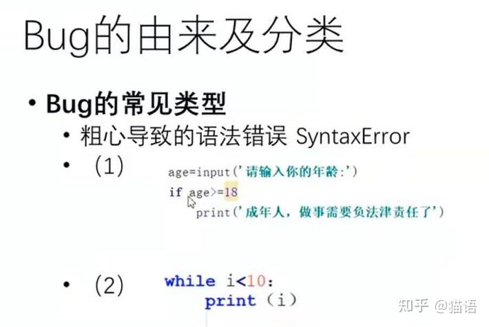 python-day10（常见的bug - 知乎