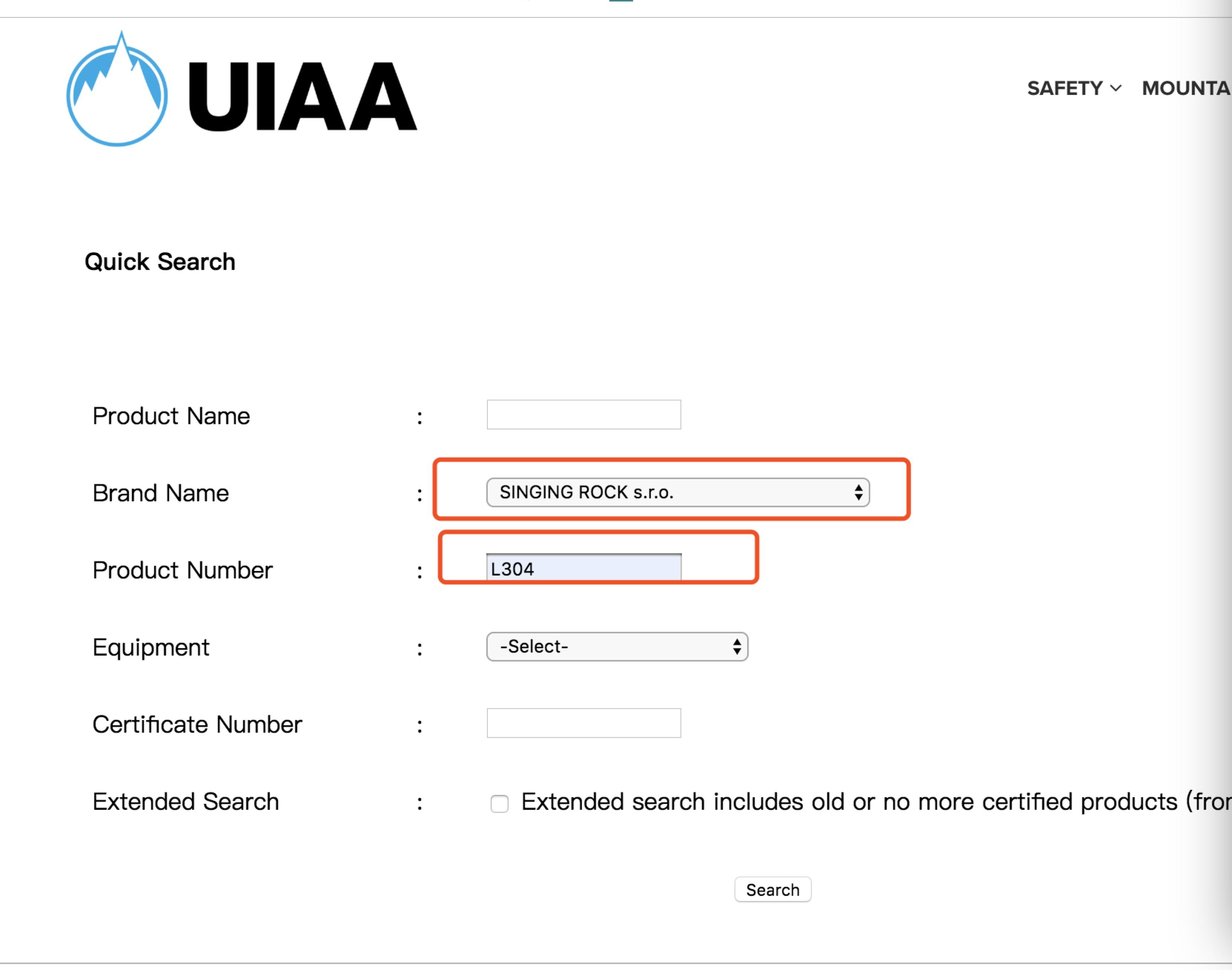 如何使用UIAA官网查询攀登装备是否有UIAA认证 - 知乎