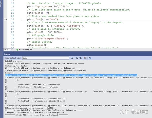 matplotlib-cpp绘图编译错误修正 - 知乎