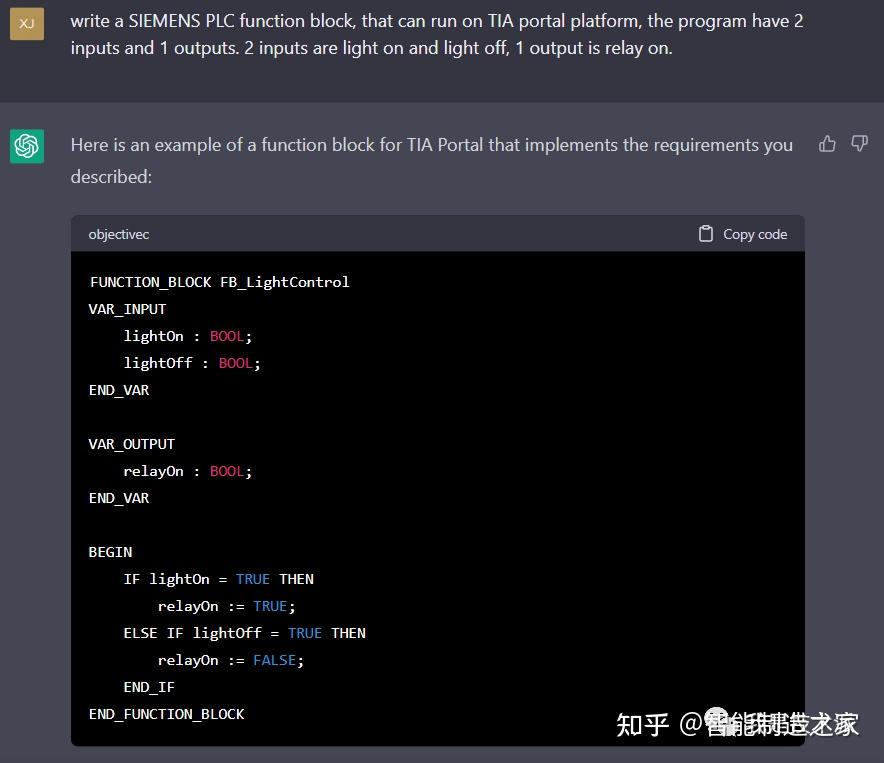当PLC遇上ChatGPT... - 知乎