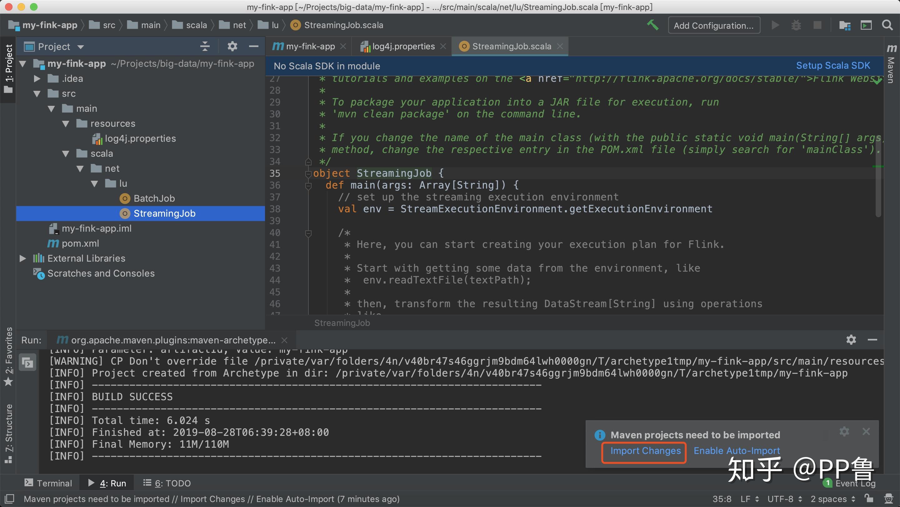 Flink 01 | 十分钟搭建第一个Flink应用和本地集群 - 知乎