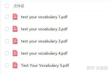 分享 Test Your Vocabulary词汇测试，快来测测你的词汇量到底有多少！ - 知乎