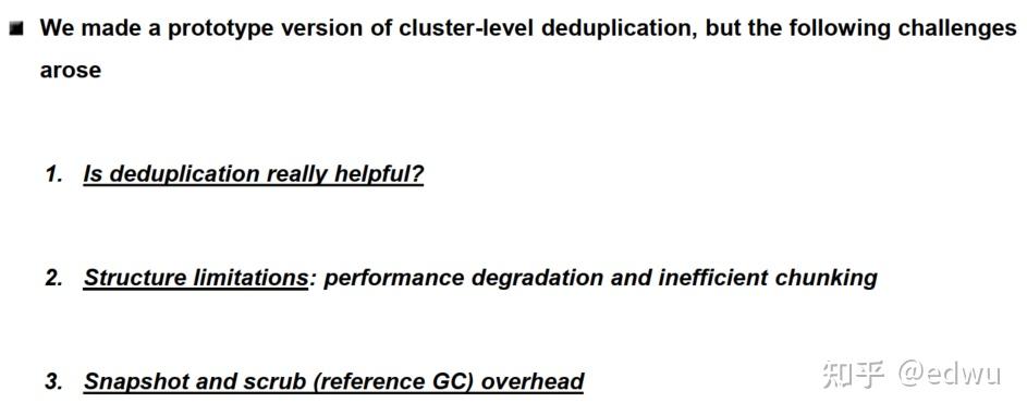 TiDedup: A New Distributed Deduplication Architecture for Ceph - 知乎