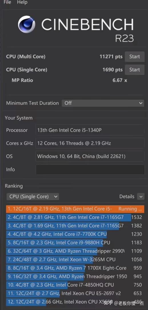 i5-1340P相比i5-1240P，提升幅度很小？ - 知乎