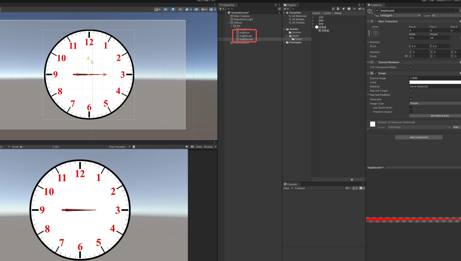 100个Unity完整小游戏系列(0)用Unity做一个时钟 - 知乎