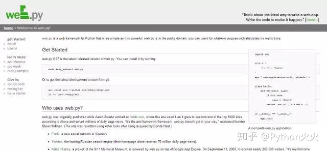 作为Python开发者你应该了解的14个轻量级Python Web框架 - 知乎