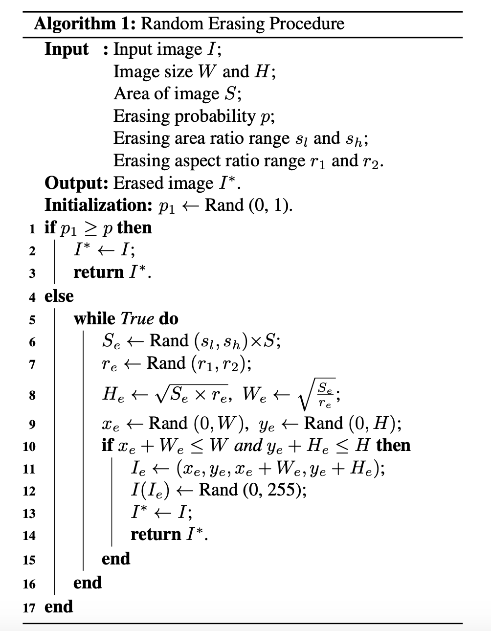 数据增强 图像遮挡：Random Erasing Data Augmentation - 知乎