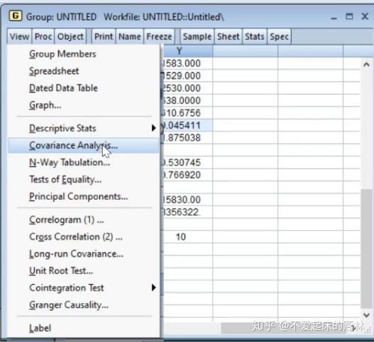Eviews基础操作及OLS回归 - 知乎