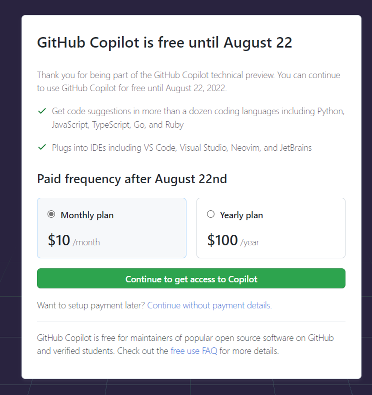 如何白嫖Github Copilot - 知乎