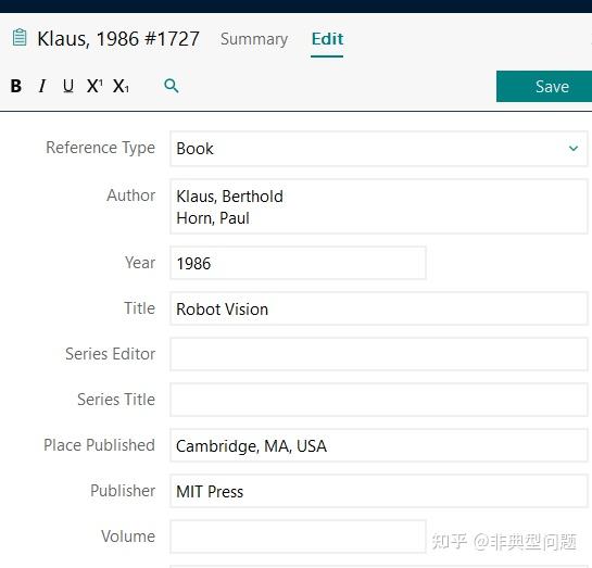 Endnote-Book参考文献格式 - 知乎
