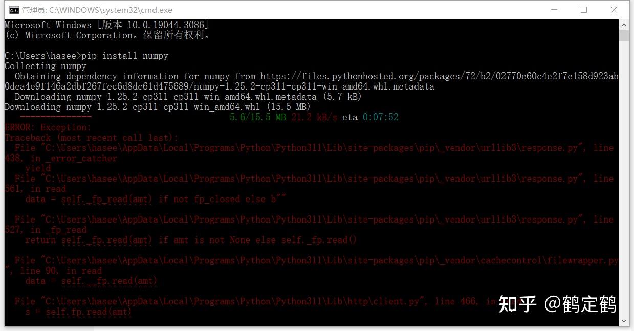 用pip安装python第三方库太慢,永久改成清华源 知乎 9377