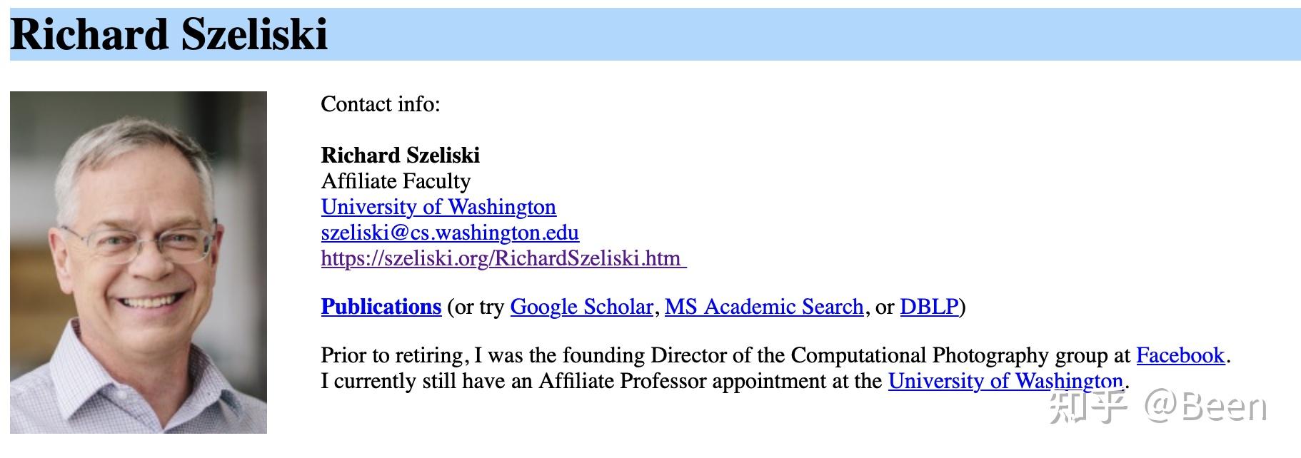 Richard Szeliski大佬新版视觉算法和应用书籍分享 - 知乎