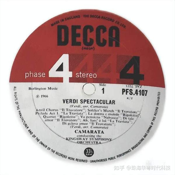 「黑胶科普」黑胶圈著名公司Decca的LP标签识别（下） - 知乎