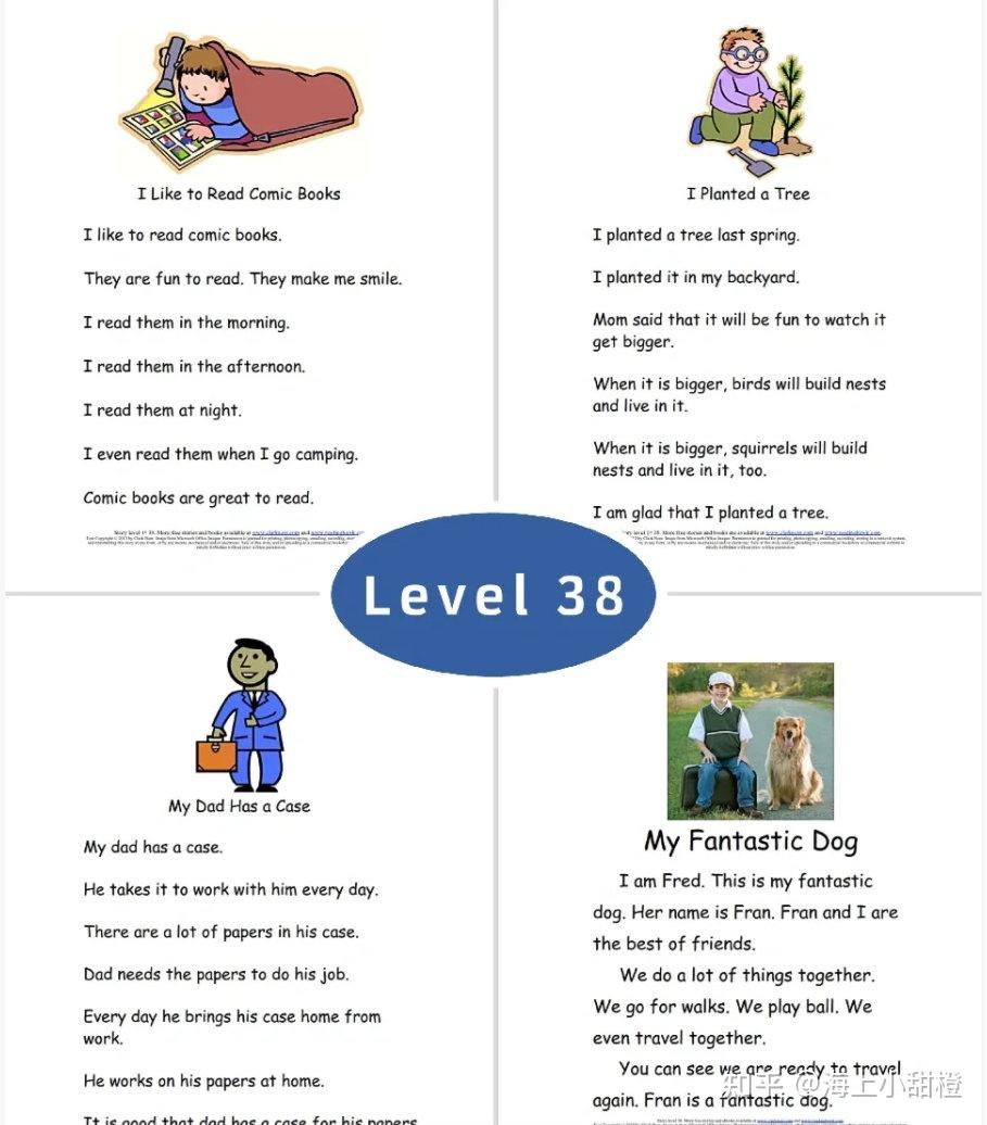 《Beginning Reader Stories》每日英语晨/晚读分级指读资料，零基础适用 38个级别 - 知乎