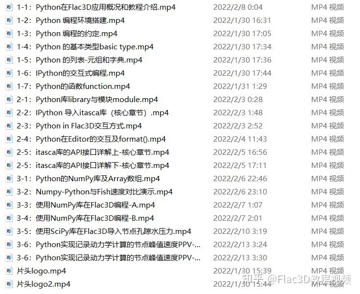 Python在Flac3D的应用前景，Flac3D内的Python编程技巧 - 知乎