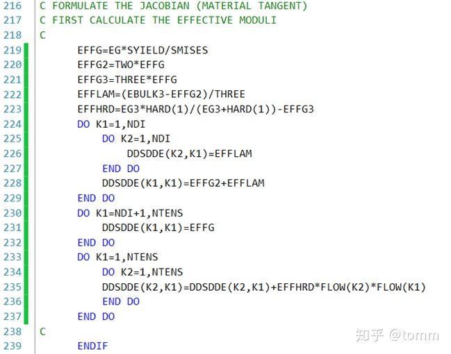 ABAQUS 子程序UMAT进阶-基于Von Mises的Drucker Prager 模型 - 知乎
