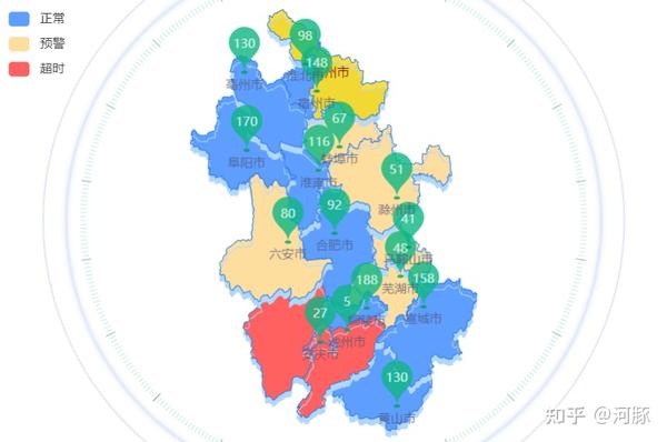 Echarts 地图映射visualmap禁用点击事件 知乎