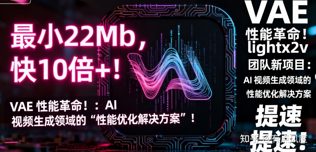 【closerAI ComfyUI】最小22Mb，快10倍+！ VAE 性能革命！lightx2v团队新项目：AI 视频生成领域的“性能优化 ...