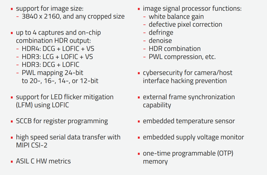 豪威科技8Mega前视应用OX08D10发布 - 知乎