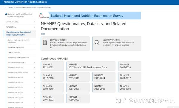 R语言绘制基线表超详细超简单（NHANES数据的下载） - 知乎