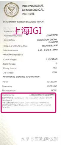 秒懂！培育钻石IGI证书印度版和上海版的区别在哪里？ - 知乎
