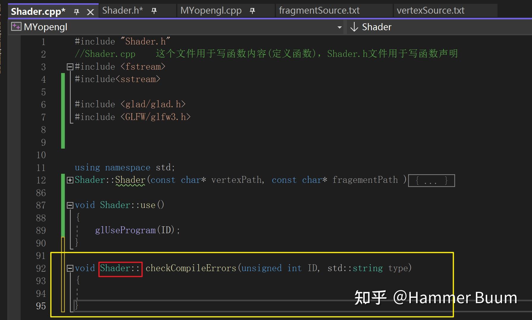 10>>opengl，，对GLSL语言和program链接（gllinkprogram）问题进行纠错 - 知乎