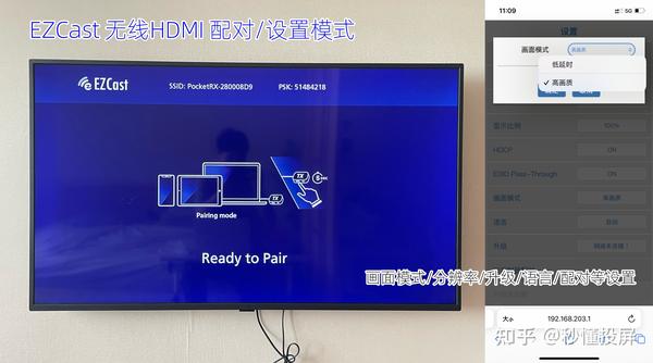靠谱！好用易用的无线HDMI推荐；EZCast长距离无线图传—无网即插即投！ - 知乎