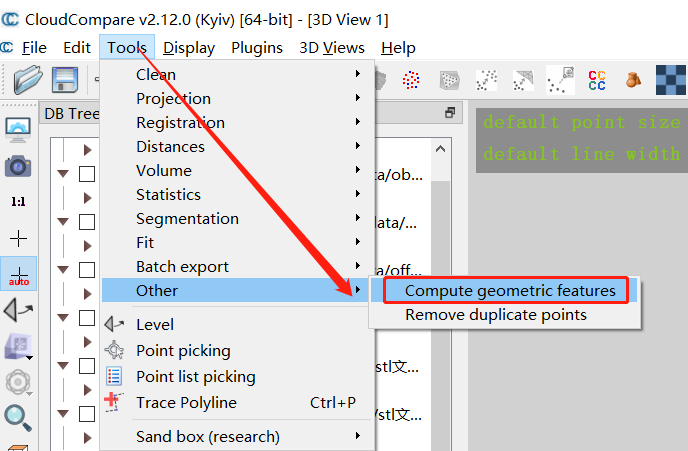 CloudCompare 计算几何特征 - 知乎